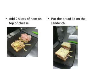 Toasted ham, chicken and cheese sandwich | PPT
