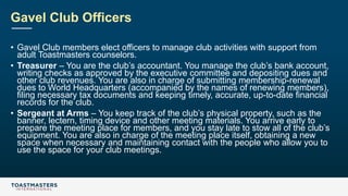 Toastmaster - Gavel Club.pptx