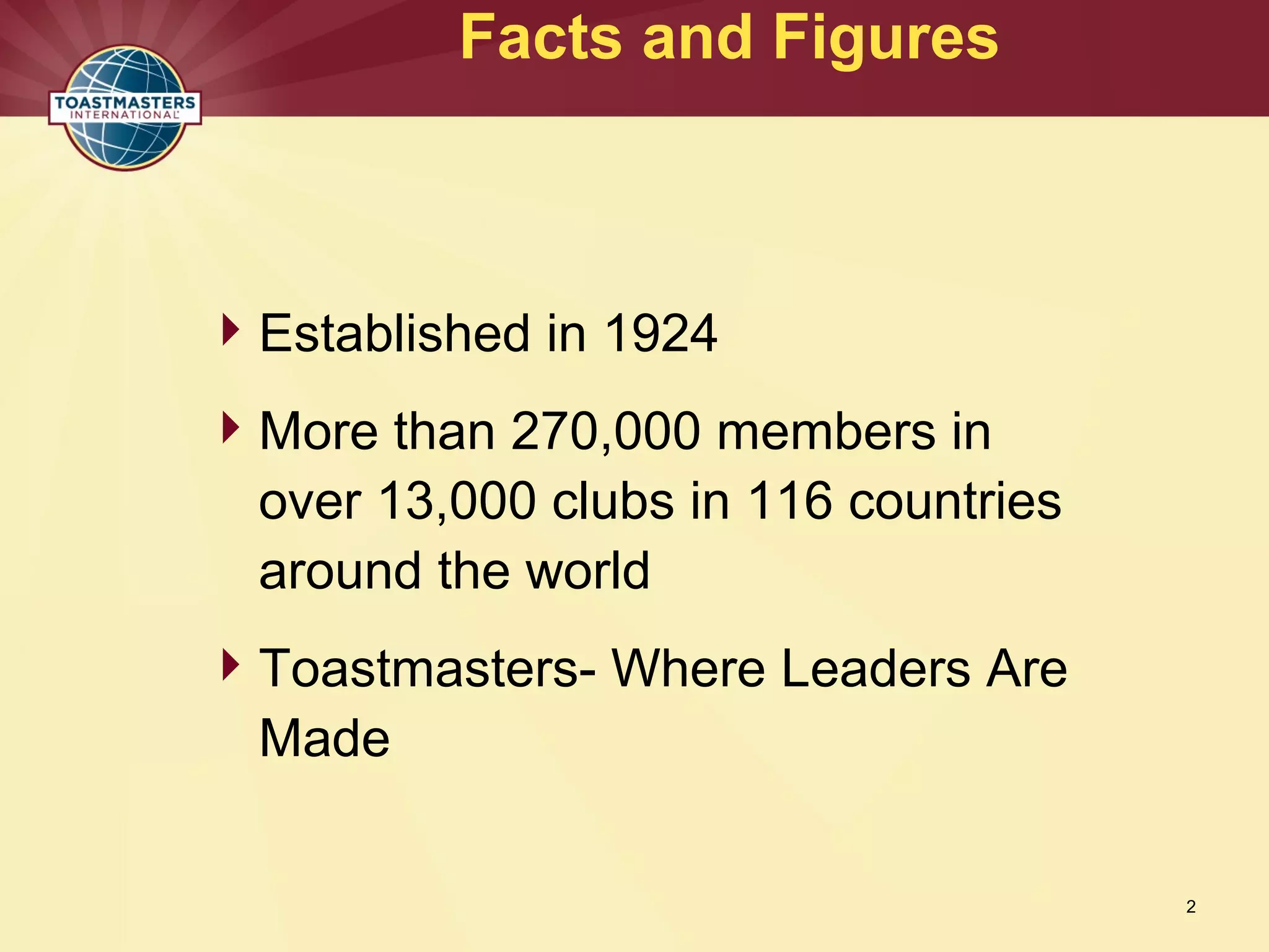 Toastmasters 101 | PPT