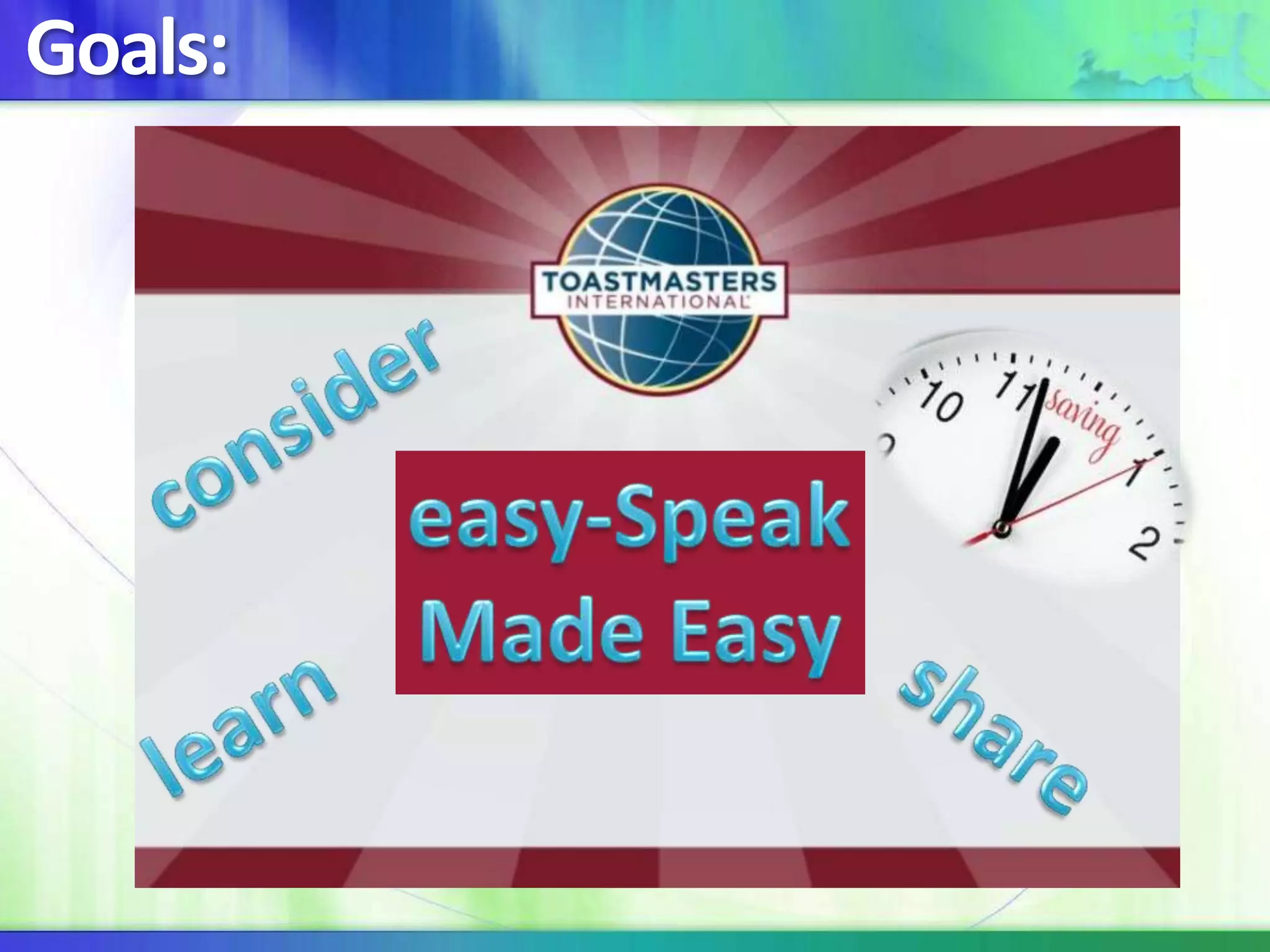 easy-Speak for Toastmasters Made Easy | PPT