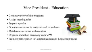 Toastmasters Club Officers Training | PDF