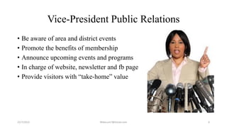 Toastmasters Club Officers Training | PDF