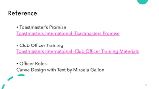 TM COT | Roles and Responsibilities | PDF