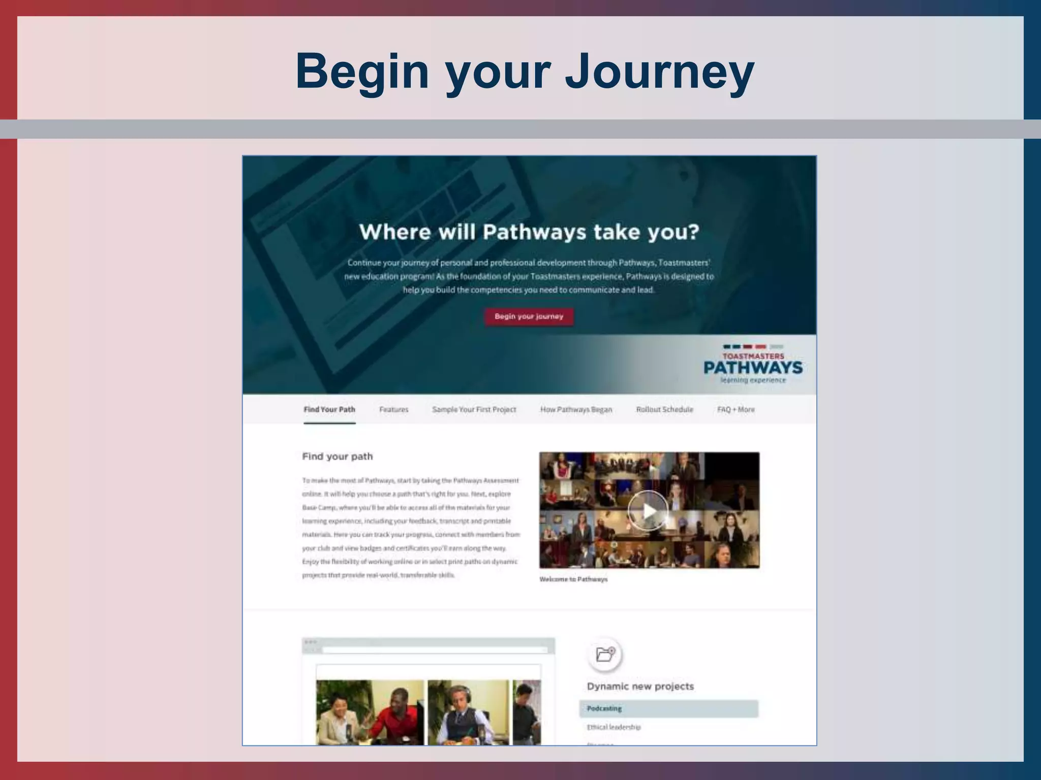 Toastmasters Pathways Journey | PPTX
