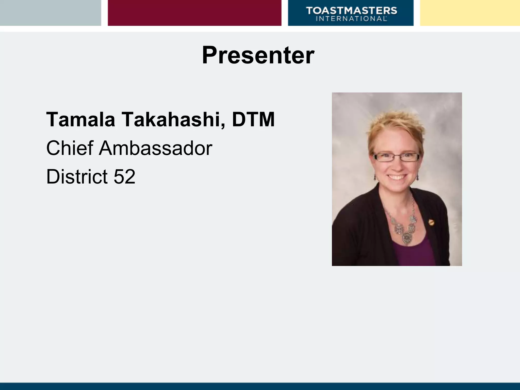 Toastmasters Pathways Learning Experience Update | PPTX