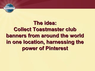 Toastmasters Pinterest Banner Group Pinboard | PPT