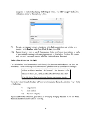 Toa study guide | DOC