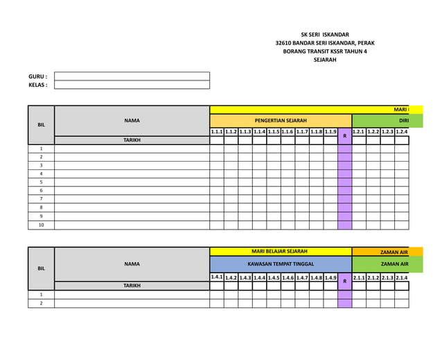 rekod-transit-sejarah-t 4 | PPT