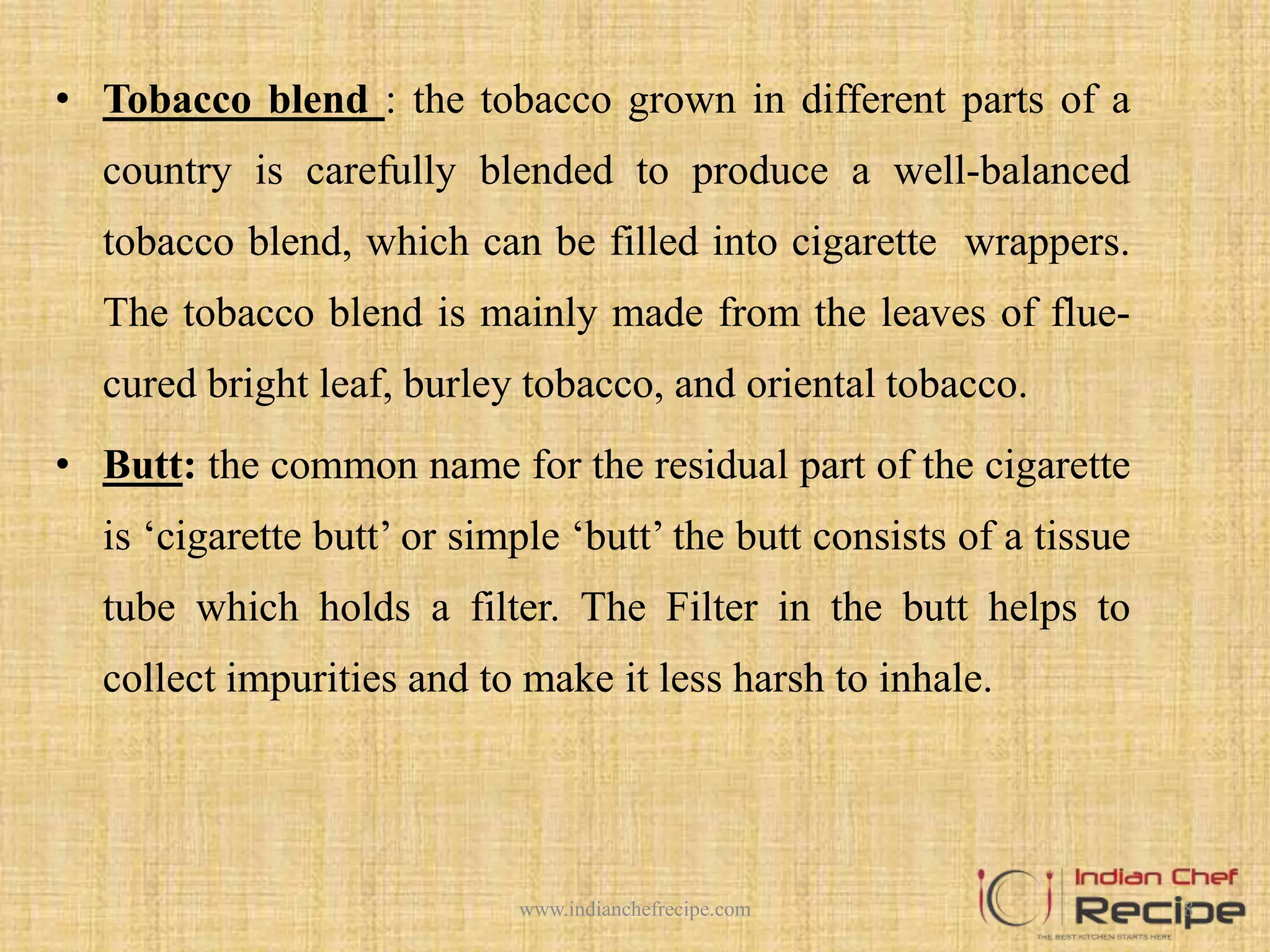 Tobacco | PPTX