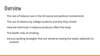 Tobacco Use | PPTX