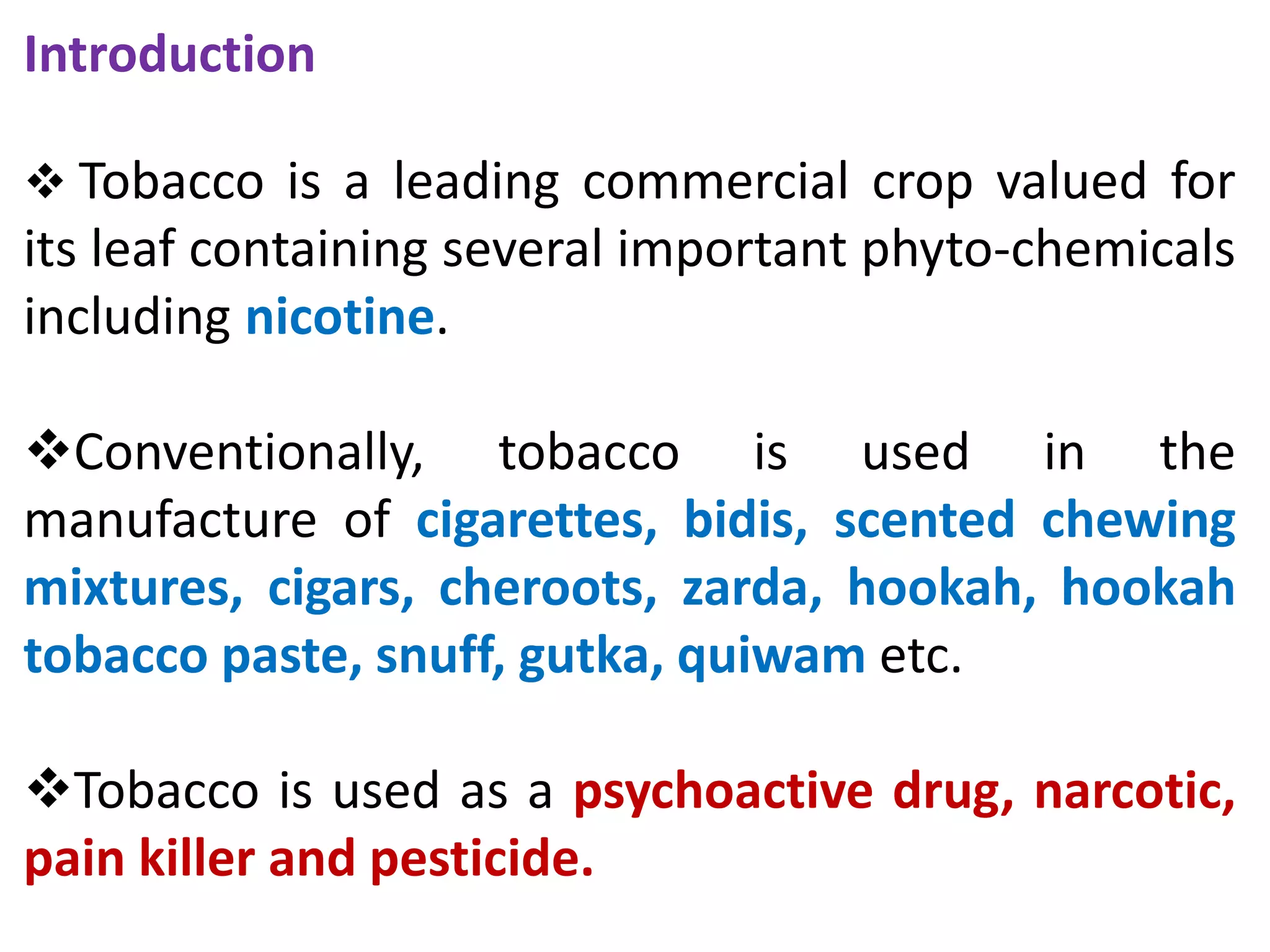 Tobacco | PPT