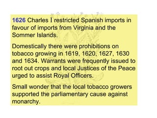Tobacco Growing in the West of England ~and connections with slave ...