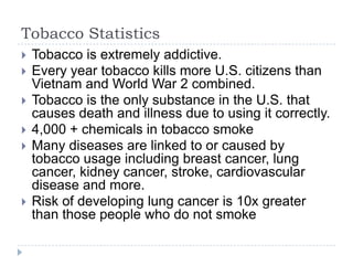 Tobacco And Alcohol Presentation | PPTX