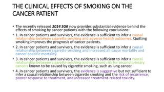 Tobacco and cancer kiran | PPTX