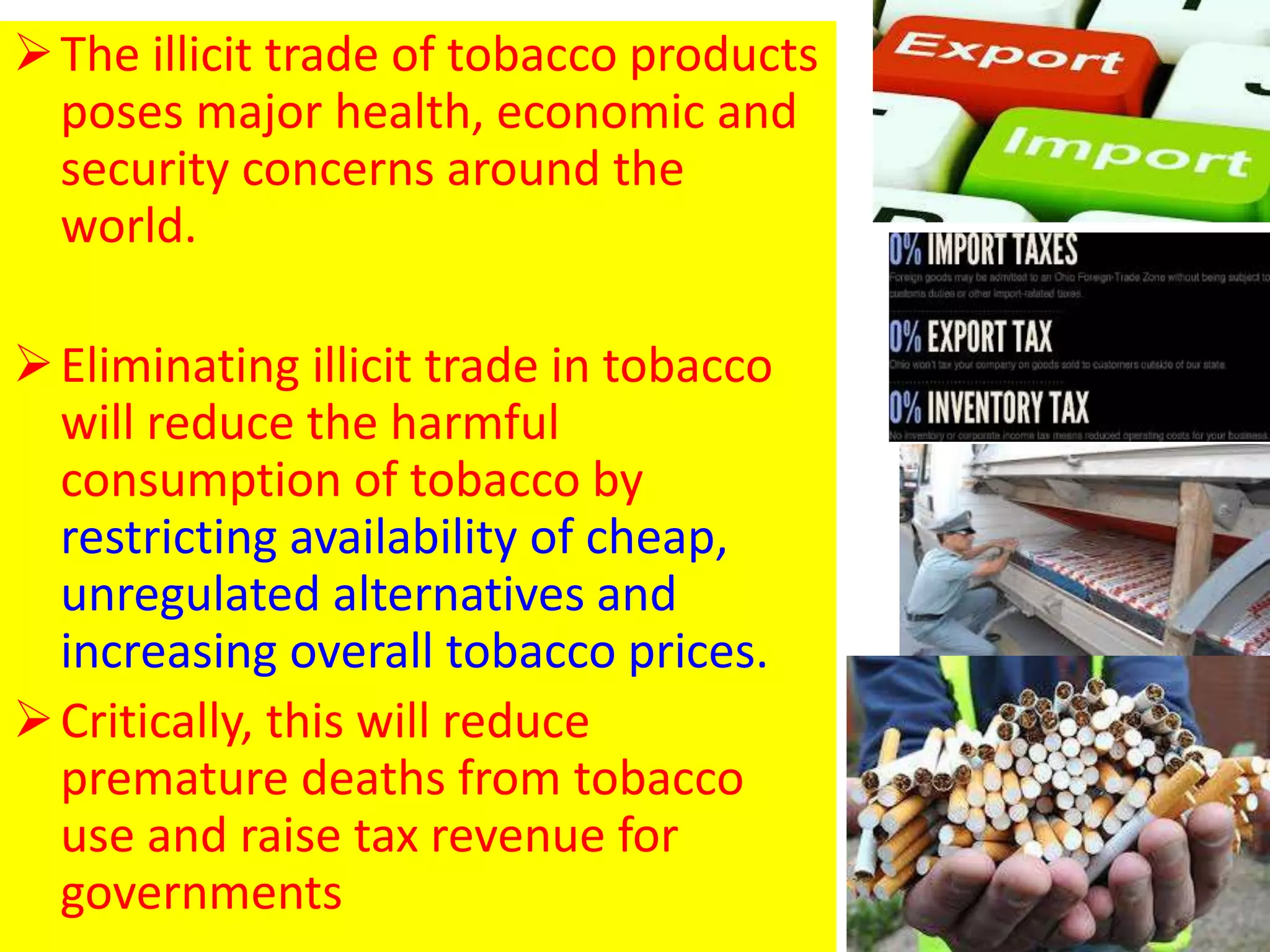 Tobacco and effects | PPTX