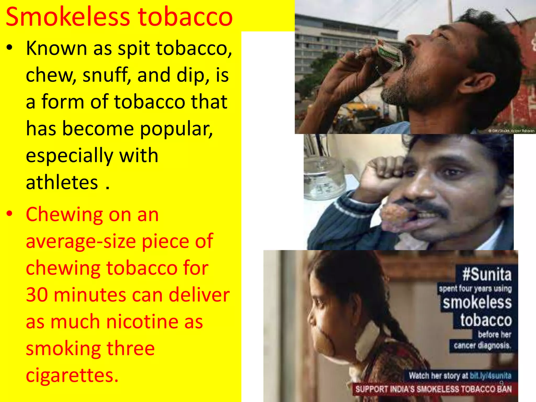 Tobacco and effects | PPTX