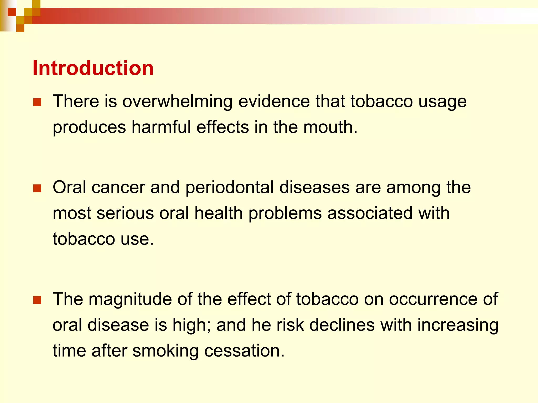 TOBACCO and oral health.ppt