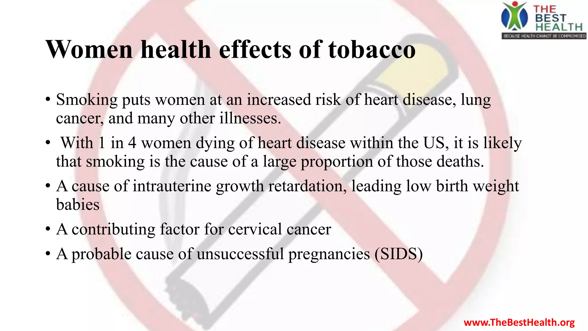 Tobacco awareness ppt - smoking ppt | PPTX