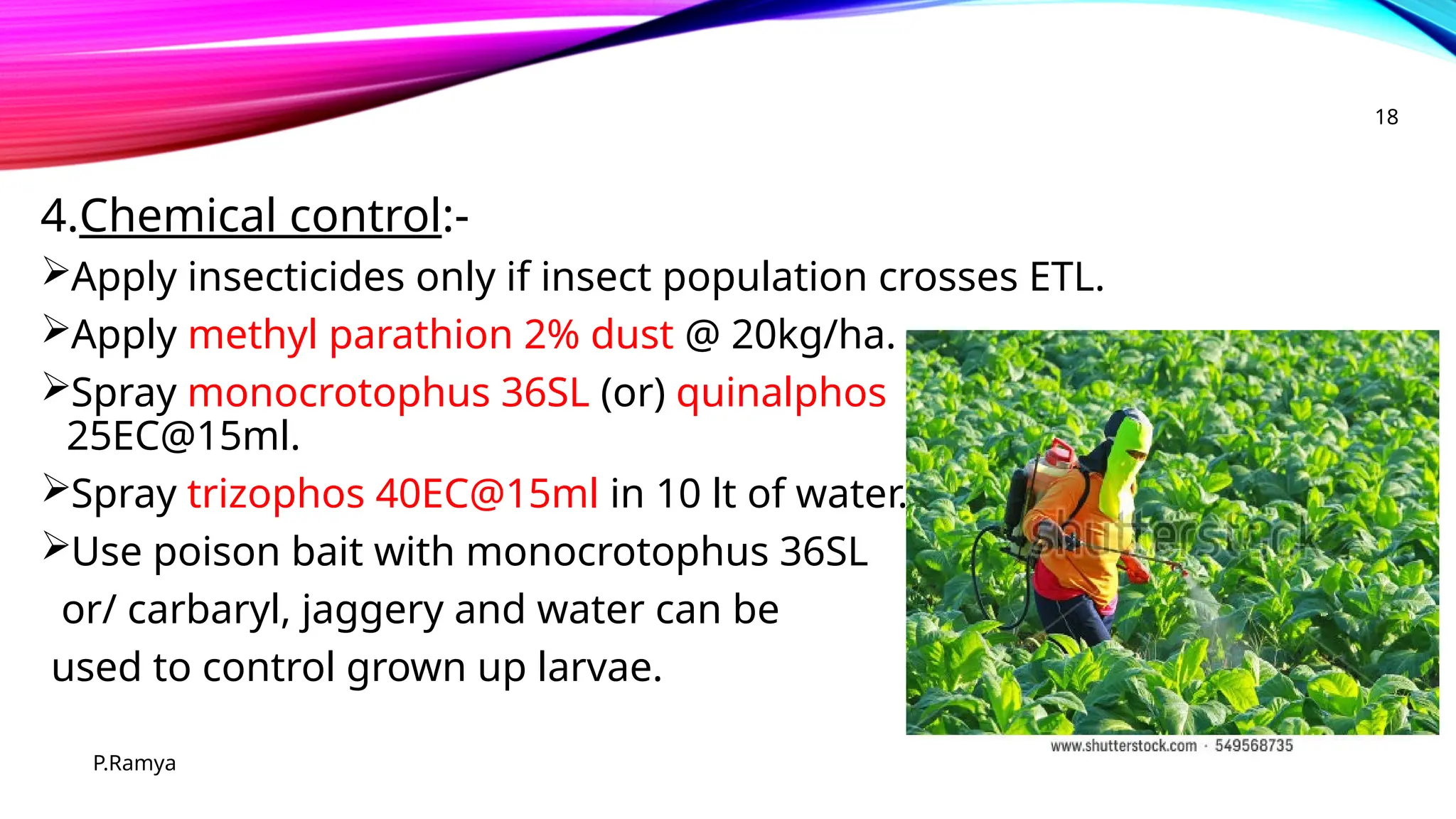 tobacco caterpillar and their management | PPTX