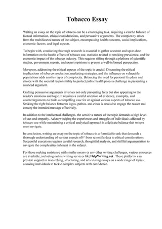 Tobacco Essay.pdf