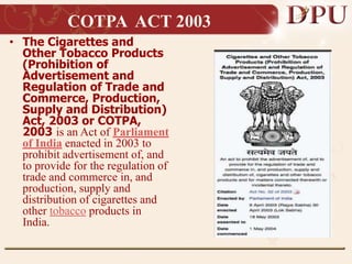 Tobacco free educational institutions | PPTX