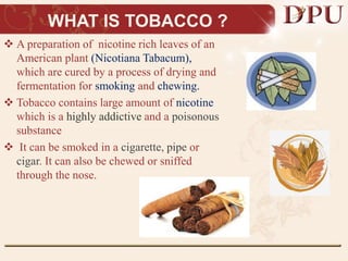 Tobacco free educational institutions | PPTX