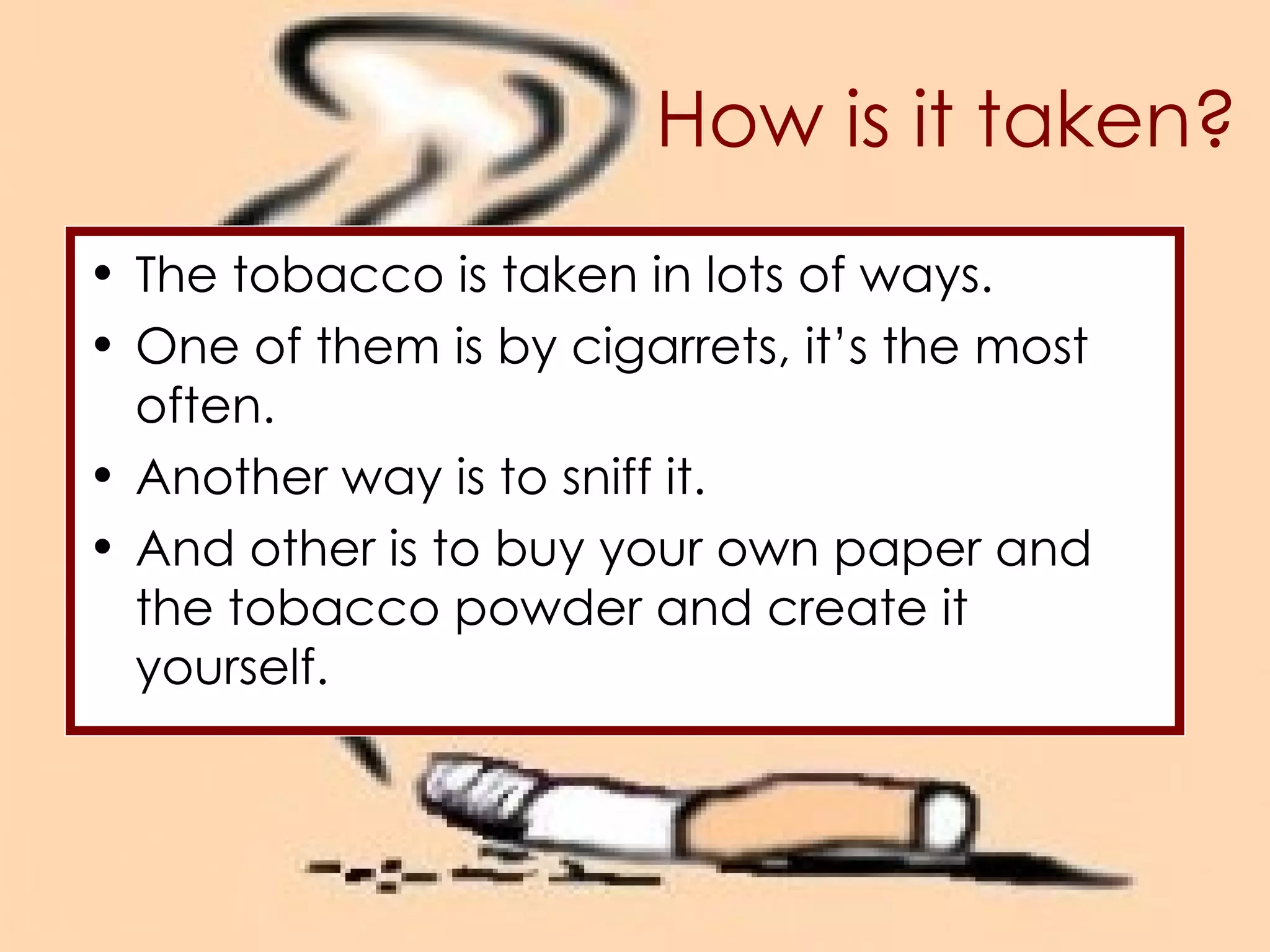 Tobacco Presentation | PPT