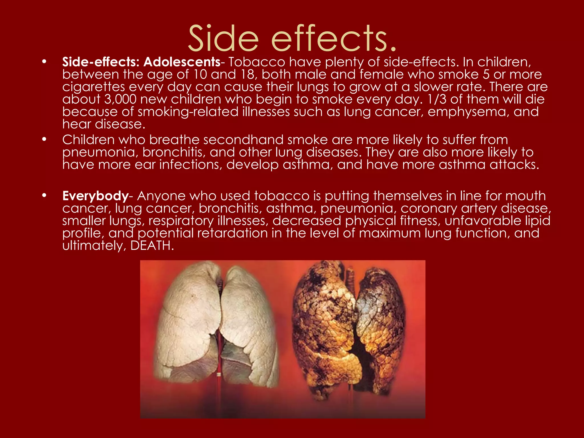 Tobacco Presentation | PPT
