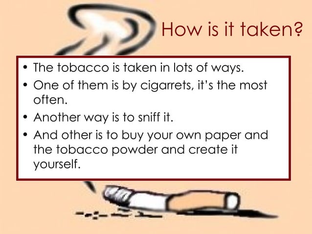 Tobacco Presentation | PPT