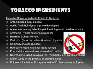 Tobacco Powerpoint | PPTX