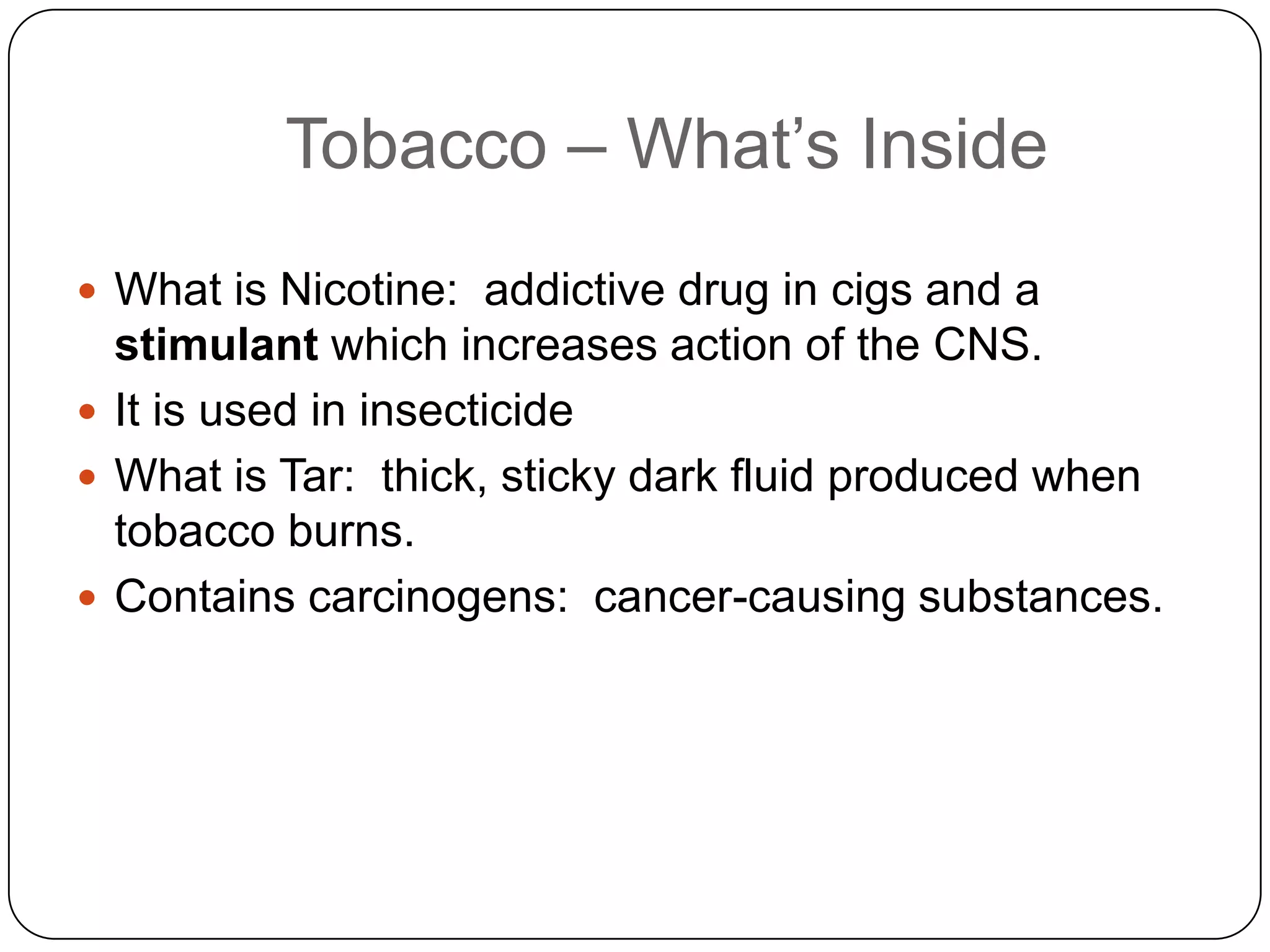 Tobacco power point | PPTX