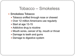Tobacco power point | PPTX