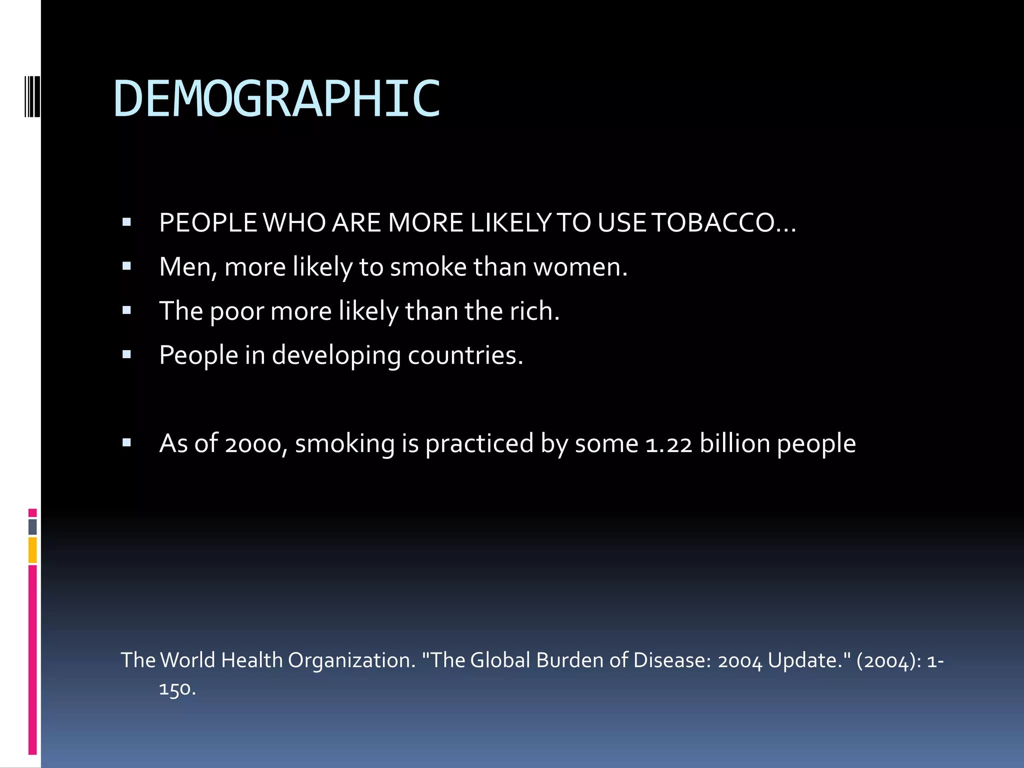 Tobacco presentation | PPTX