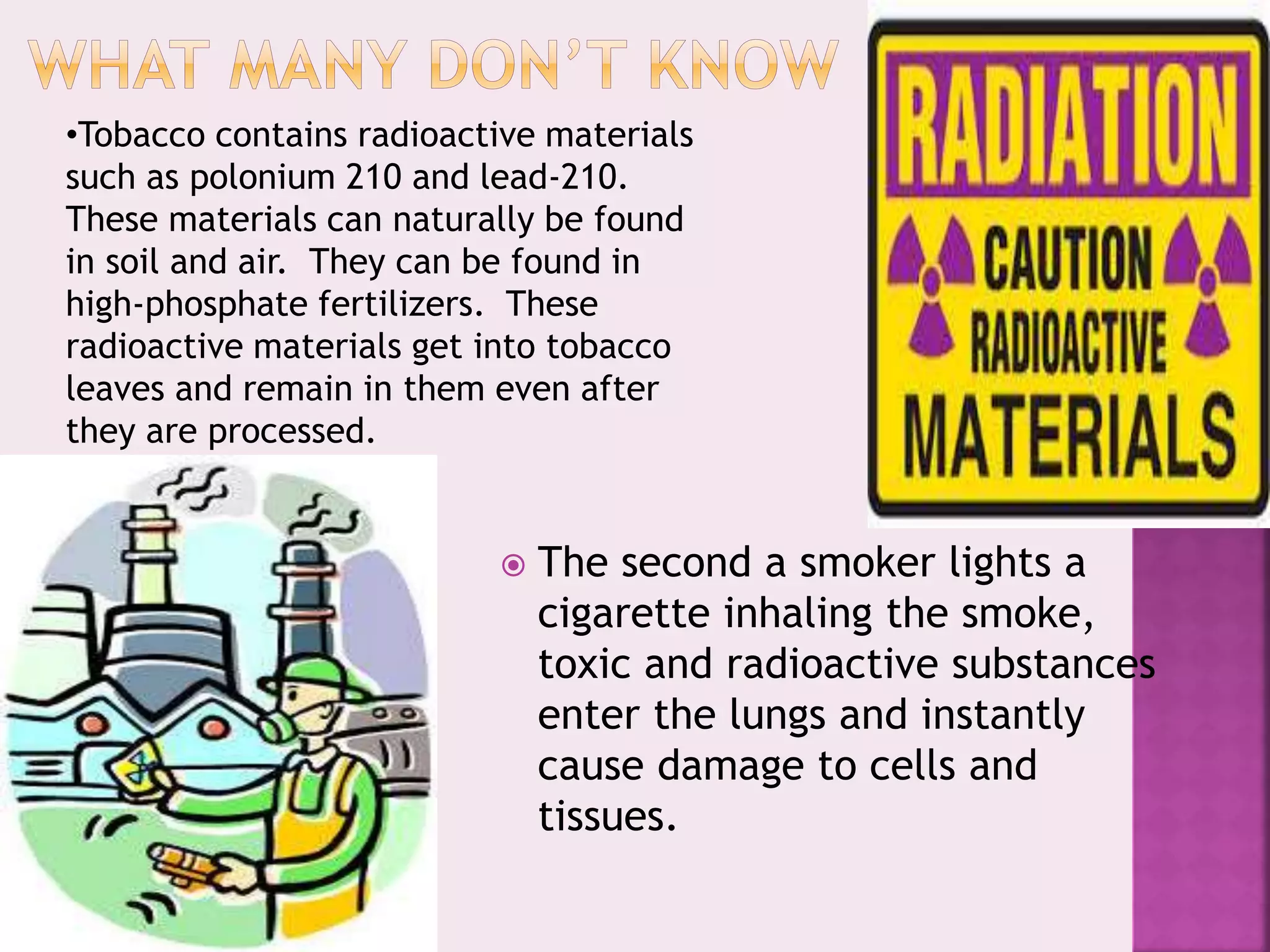 Tobacco/Nicotine presentation | PPTX