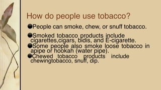 tobacco smoking | PPT