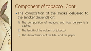 Tobacco smoking | PPTX