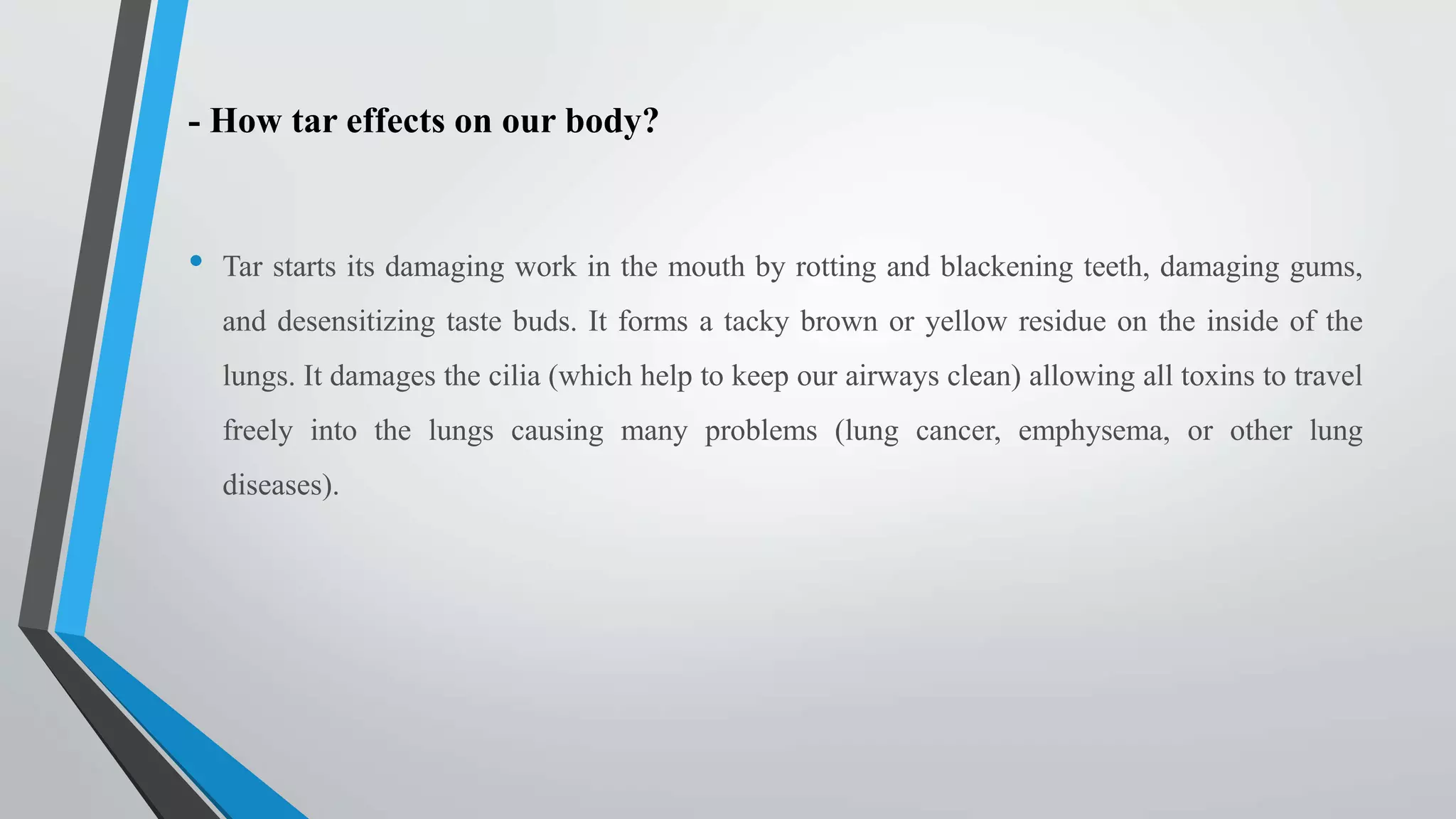 Tobacco Toxicology | PPTX
