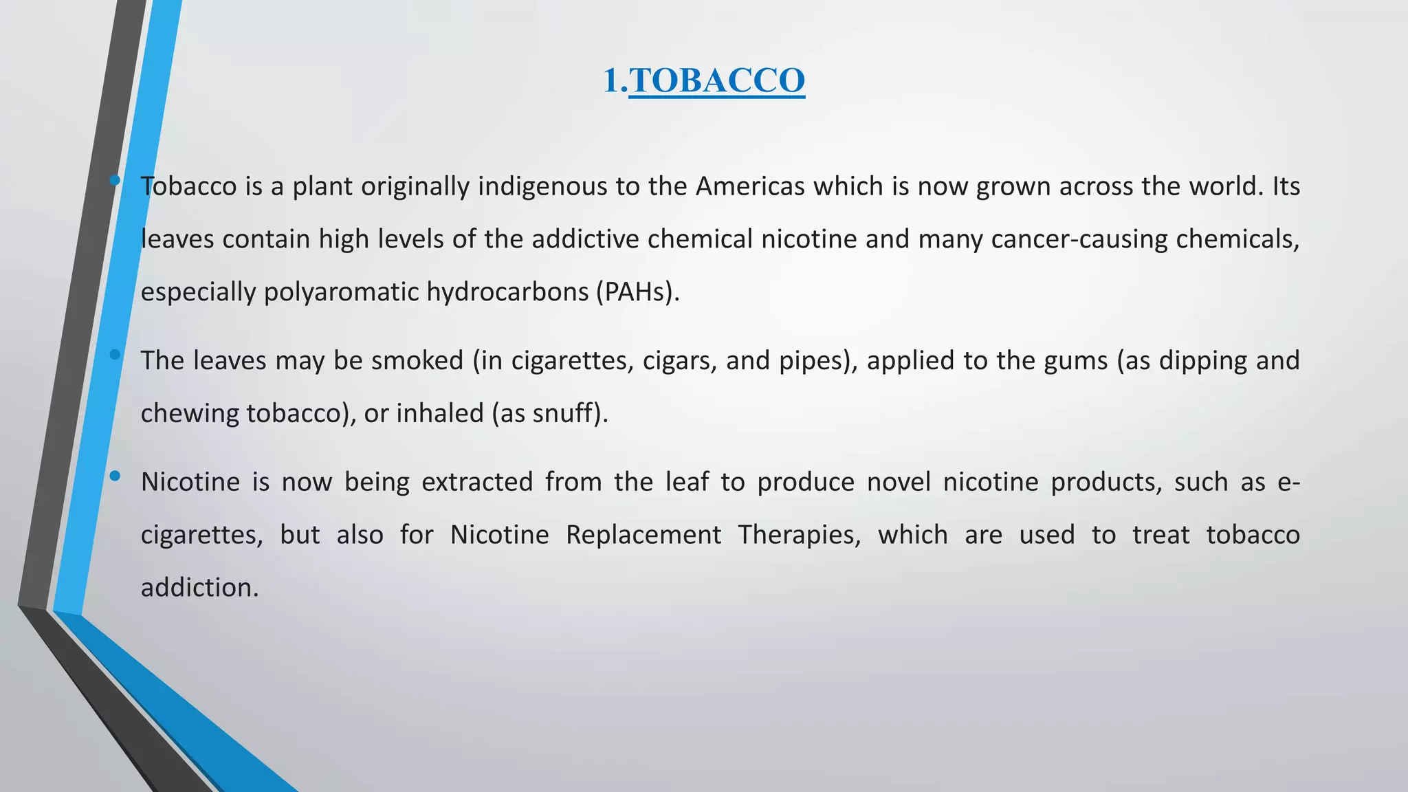Tobacco Toxicology | PPTX