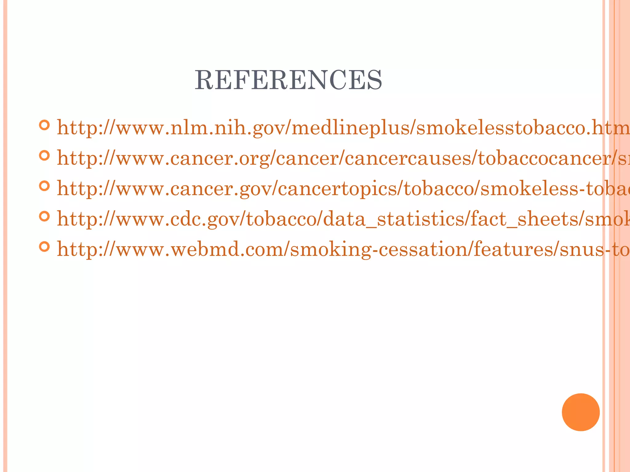 Harmful Health Effects of Tobacco consumption | PPT