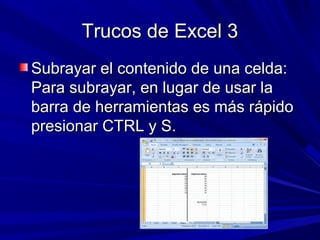 trucos de excel | PPT