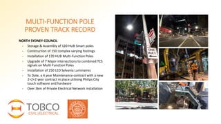Tobco Multifunction Pole Capability | PDF | Civil Engineering Industry ...