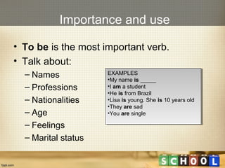 Review of Verb To Be | PPT
