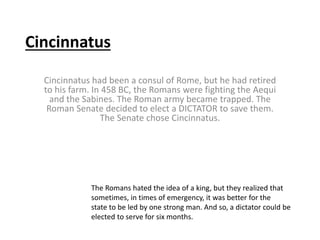 Roman Heroes | PPTX