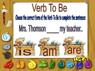 Play with the verb to be | PPT