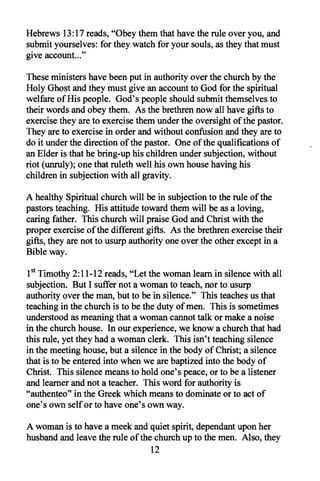 To be in subjection to authority by elder don ellis | PDF