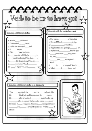 To be or have got | DOC