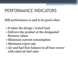 classifications and working of mills in a power plant | PPTX