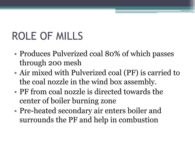 classifications and working of mills in a power plant | PPTX | Home ...