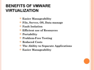 VMware Virtualization | PPT | Cloud Computing | Internet