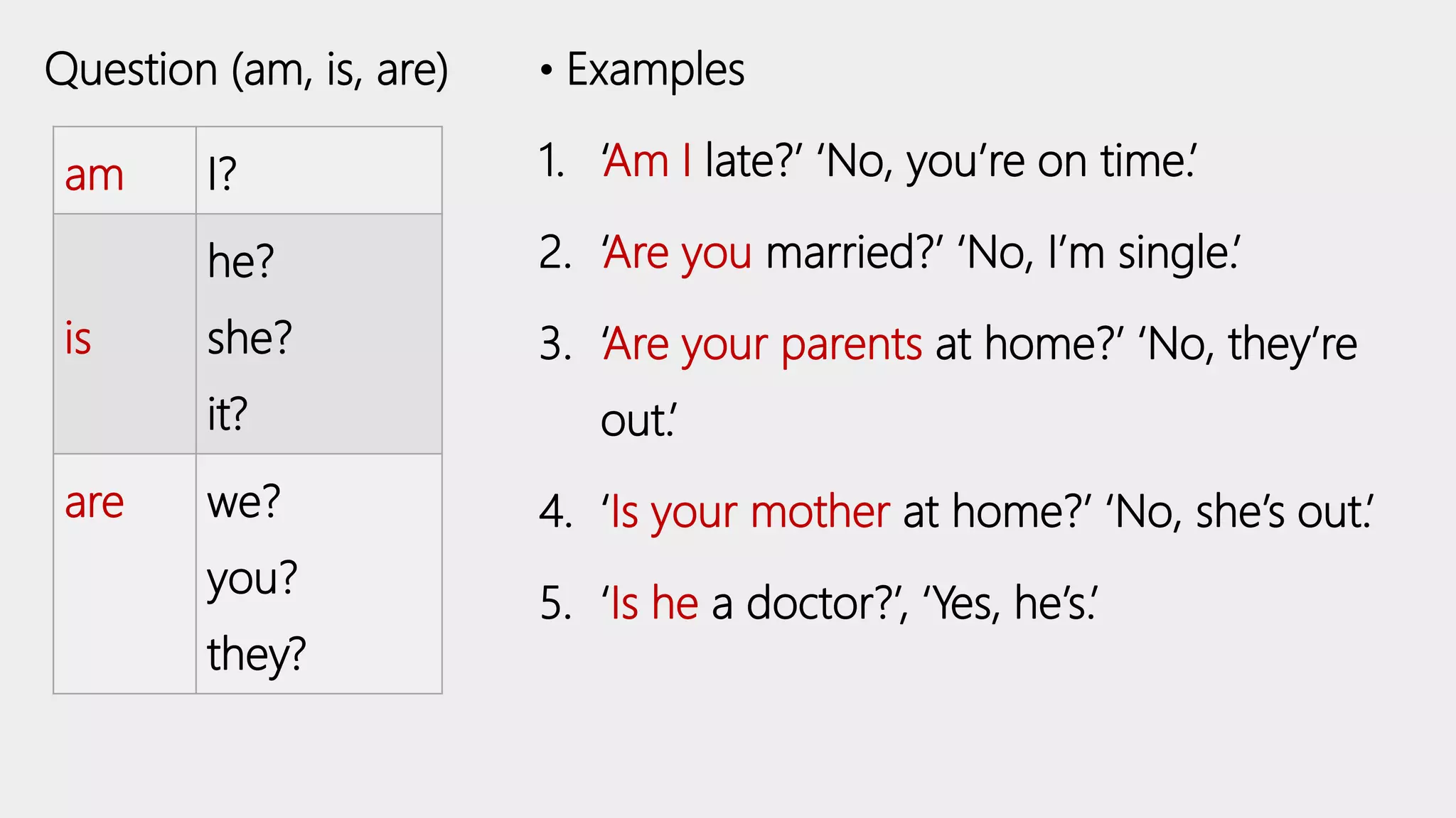 To be verb - am is are | PPTX
